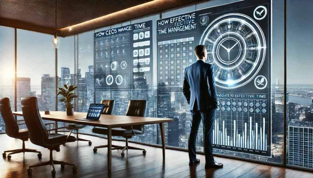 How CEOs Manage Time: Insights Into Effective CEO Time Management » CEO ...